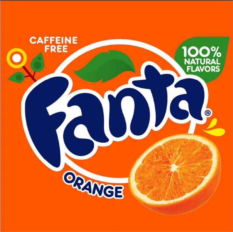 fanta orange caffeine